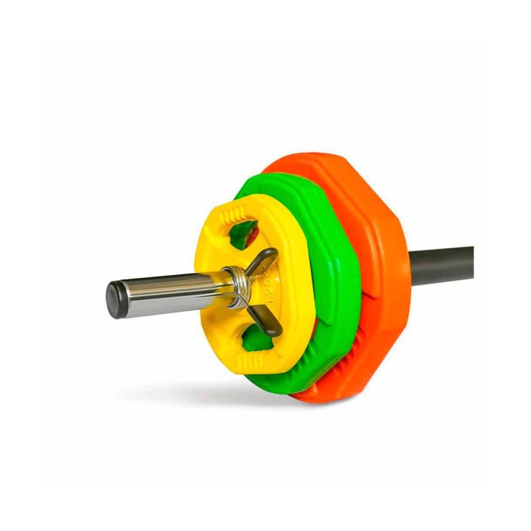 Barra con Discos de Colores - Body Pump - Dekora México